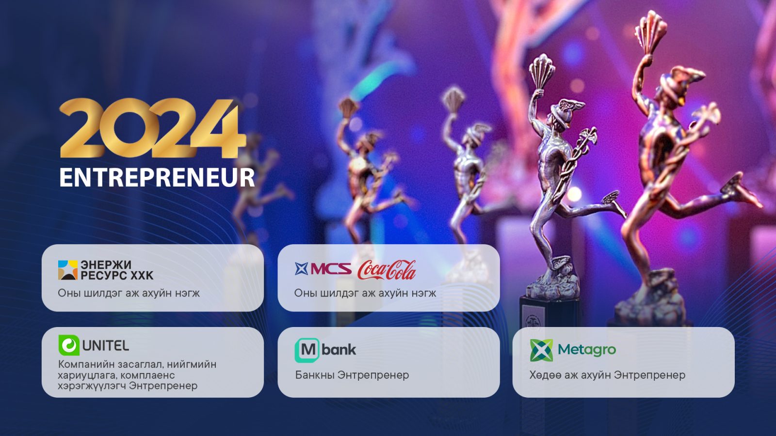 М-Си-Эс Группийн таван компани 2024 оны “Энтрепренер”-ээр шалгарлаа